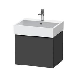Duravit Waschtischunterschrank D-Neo 58,4x44,2cm, sw/Grap ma, 1 Ausz., wandh&auml;ngend (DE42710BD490000)