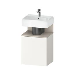 Duravit Waschtischunterschrank Qatego 44x35x64,5cm, 1 T, T l, Tau matt/we matt (QA4076L91840000)