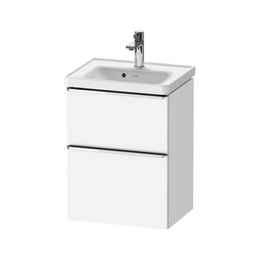 Duravit Waschtischunterschrank D-Neo 48,4x37,2x62,5cm, 1 Schubk., chr/we matt (DE4350010180000)