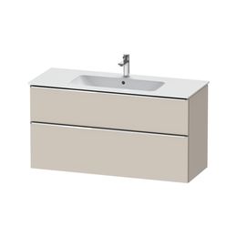 Duravit Waschtischunterschrank D-Neo 121x46,2cm, chr/Taup m, 1 Kast, 1 Ausz. (DE4364010910000)