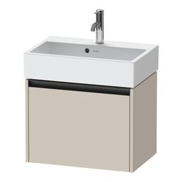 Duravit Waschtischunterschrank Ketho.2 Compact 58,4x39x44cm, 1 Ausz., wandh&auml;ngend, taupe matt (K25073091910000)