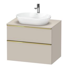 Duravit Waschtischunterschrank D-Neo 80x55cm, g pol/Tau m, 2 SBK, 1 A, 1 Pl (DE4967034910000)