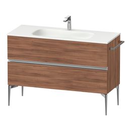 Duravit Waschtischunterschrank boden Sivida 121x59,2x47,7cm, 2 SBK, N Nat, Gr. chr (SV4653010790000)