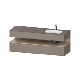 Duravit Einbauwaschtisch-M&ouml;bel-Set Qatego 160x50x60cm, Kon-WTU, B, B r, E Ma/Ba ma (QA4796055430010)