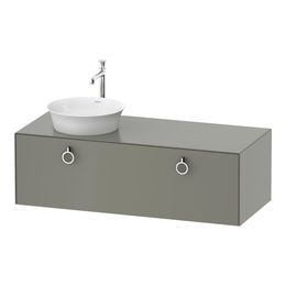 Duravit Waschtischunterschrank White Tulip 130x55cm, 1 AZ m G, B l, st-g s-matt (WT4982L9292)
