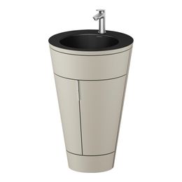 Duravit Waschtischunterschrank c-bonded Set Starck 1 56x86,4x60,5cm, st, IB, G ES ge, T m (S19514O70600010)
