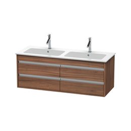 Duravit Waschtischunterschrank Ketho 127x47,5x48cm, 4 La, wandh&auml;ngend, Nussb Nat (KT643307979)