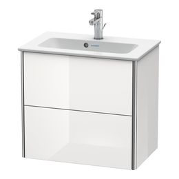 Duravit Waschtischunterschrank Compact XSquare 61x38,8cm, f Gr hgl, 2 Schubk., wandh&auml;ngend (XS416508989)