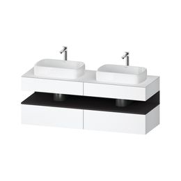 Duravit Waschtischunterschrank Qatego 160x55x60cm, gra m/we m, Pl, B bs, B (QA4779080180010)