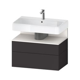 Duravit Waschtischunterschrank Qatego 79x47x59cm, w m/Gr m, 1 Kast, 1 Ausz. (QA4394084800000)