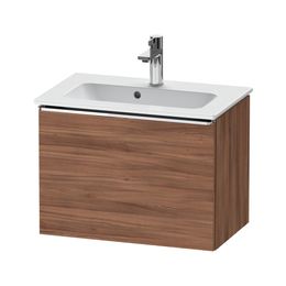 Duravit Waschtischunterschrank D-Neo Compact 61x37,2, chr/Nussb Nat, 1 Ausz., wandh&auml;ngend (DE4268010790000)