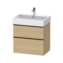 Duravit Waschtischunterschrank D-Neo 68,4x44,2cm, sw/Ei N, 1 Schubk., 1 Ausz. (DE43720BD300000)