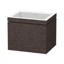 Duravit Waschtischunterschrank c-bonded L-Cube 60x48cm, o HL, E d geb., 1 Ausz., wandh&auml;ngend (LC6916N7272)