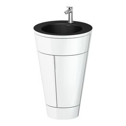 Duravit Waschtischunterschrank c-bonded Set Starck 1 56x86,4x60,5cm, st, IB, G ES ge, we. hgl (S19514O70850010)