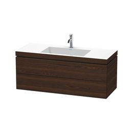 Duravit Waschtischunterschrank c-bonded L-Cube 120x48cm, 1 HL, N geb., 2 Schub., wandh&auml;ngend (LC6929O6969)