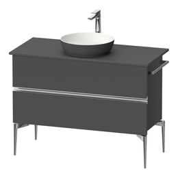Duravit Konsolen-Waschtischunterbau bodenstehend Sivida 104,5x54,8x47,5cm, gra m, 2 Schub., G c (SV4659010490000)