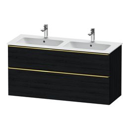 Duravit Waschtischunterschrank D-Neo 128x46,2cm, 1 Kast, 1 A, g pol/Eiche sw (DE4365034160000)