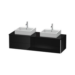 Duravit Waschtischunterschrank XSquare 160x54,8x40cm, 4 La, B bs, wandh&auml;ngend, sw hgl (XS4917B4040)