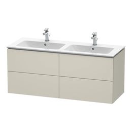 Duravit Waschtischunterschrank L-Cube 129x48,1x55cm, 4 Schub., wandh&auml;ngend, Tau matt (LC625908383)