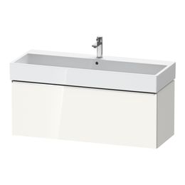 Duravit Waschtischunterschrank D-Neo 118,4x44,2cm, chr/we hgl, 1 Ausz., wandh&auml;ngend (DE4275010220000)