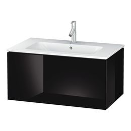 Duravit Waschtischunterschrank L-Cube 82x48,1cm, sw hgl, 1 Auszug, wandh&auml;ngend (LC614104040)