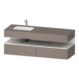 Duravit Einbauwaschtisch-M&ouml;bel-Set Qatego 160x50x60cm, Kon-WTU, B l, w m/ba ma (QA4795084430000)