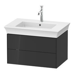 Duravit Waschtischunterschrank o. ES White Tulip 41x68,4x45,8cm, 2 SchKa., graph hgl (WT43410H1H10010)