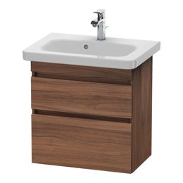 Duravit Waschtischunterschrank Com DuraStyle 58x36,8cm, Nussb Nat, 2 SchKa., wandh&auml;ngend (DS647907979)