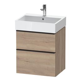 Duravit Waschtischunterschrank D-Neo 58,4x44,2cm, sw/Ei ma, 1 Kast, 1 Ausz. (DE43710BD550000)