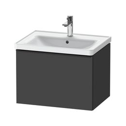 Duravit Waschtischunterschrank D-Neo 63,4x45,2cm, sw/Grap ma, 1 Ausz., wandh&auml;ngend (DE42540BD490000)