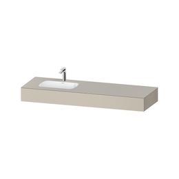 Duravit Einbauwaschtisch-M&ouml;bel-Set Qatego 160x55x17cm, m K, 1 AS, m &Uuml;, B l, T matt (QA4693083830000)