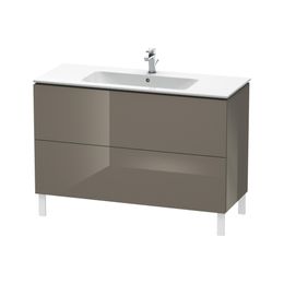 Duravit Waschtischunterschrank L-Cube 122x48,1cm, flan. Gr hgl, 2 Ausz., steh. (LC662808989)