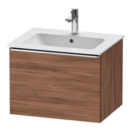 Duravit Waschtischunterschrank D-Neo 61x46,2cm, chr/Nussb Nat, 1 Ausz., wandh&auml;ngend (DE4261010790000)