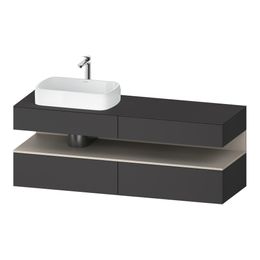 Duravit Waschtischunterschrank Qatego 160x55x60cm, T m/Gr m, Pl, B l, Nischenb (QA4777091490010)