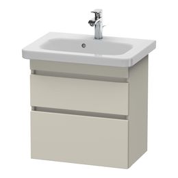Duravit Waschtischunterschrank Com DuraStyle 58x36,8cm, Tau, 2 SchKa., wandh&auml;ngend (DS647909191)