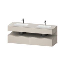 Duravit Einbauwaschtisch-M&ouml;bel-Set Qatego 160x55x60cm, Kon-WTU, Tau matt/taupe ma (QA4797083910000)
