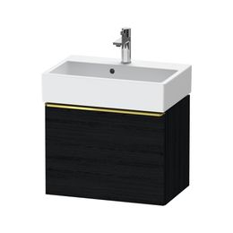Duravit Waschtischunterschrank D-Neo Compact 58,4x37,2x44cm, 1 A, wd, g pol/Eiche sw (DE4229034160000)