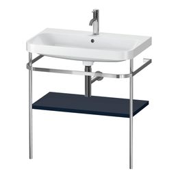 Duravit M&ouml;belwaschtisch-Kombi Happy D.2 Plus 77,5x49cm, 1 HL, blau s-matt, m Konsole (HP4837O9898)