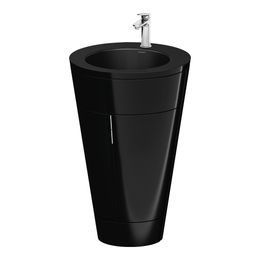 Duravit Waschtischunterschrank c-bonded Set Starck 1 56x86,4x60,5cm, steh., Gr. chr, sw hgl (S19514O10400000)