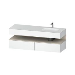 Duravit Einbauwaschtisch-M&ouml;bel-Set Qatego 160x50x60cm, Kon-WTU, B r, T m/we ma (QA4796083180000)