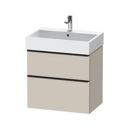 Duravit Waschtischunterschrank D-Neo 68,4x44,2cm, sw/Taup m, 1 Kast, 1 Ausz. (DE43720BD910000)