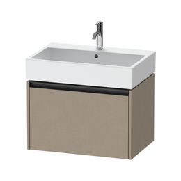 Duravit Waschtischunterschrank Ketho.2 68,4x46cm, leinen, 1 Auszug, wandh&auml;ngend (K25076075750000)