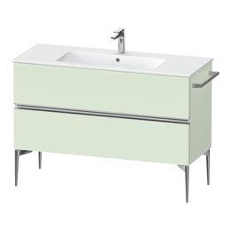 Duravit Waschtischunterschrank boden Sivida 121x59,1x47,7cm, 2 Schub., gr&uuml;n m, G chr (SV4646010HH0000)