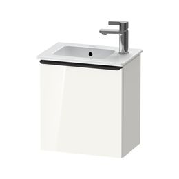 Duravit Waschtischunterschrank D-Neo 41x27,4x44cm, 1 T, An L, sw/w hgl (DE4259LBD220000)