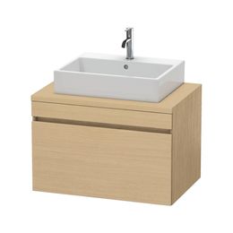 Duravit Waschtischunterschrank DuraStyle 80x54,8cm, Ei Nat, f&uuml;r Konsole, 1 Auszug (DS531203030)