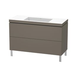 Duravit Waschtischunterschrank c-bonded L-Cube 120x48cm, o HL, f G m, 2 Ausz., steh. (LC6939N9090)