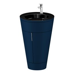 Duravit Waschtischunterschrank c-bonded Set Starck 1 56x86,4x60,5cm, st, Gr. chr, blau s-matt (S19515O10980000)