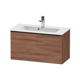 Duravit Waschtischunterschrank D-Neo Compact 81x37,2, sw/Nuss Nat, 1 Ausz., wandh&auml;ngend (DE42690BD790000)