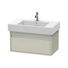 Duravit Waschtischunterschrank Ketho 80x45,5cm, Taupe, 1 Auszug, wandh&auml;ngend (KT669009191)