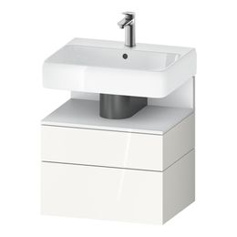 Duravit Waschtischunterschrank Qatego 59x47x59cm, w m/we g, 1 Kast, 1 Ausz. (QA4393018220000)